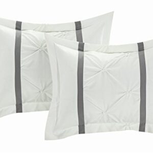 Chic Home 8 Piece Vermont Comforter Set, King, White