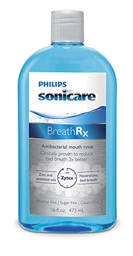 BreathRx Anti-Bacterial Mouth Rinse, 16 Ounce Bottles (Pack of 3)