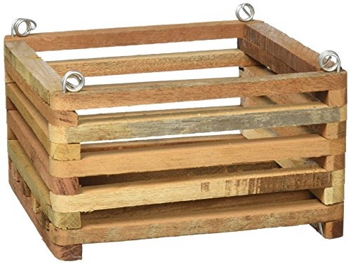 Better-Gro Cedar Slat Vanda Basket - 6 inch Square