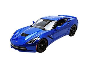 maisto 2014 chevrolet corvette stingray z51 blue 1/18 31677