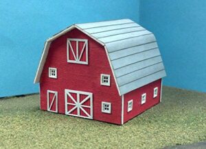 train time laser ho scale ** laser cut ** barn kit