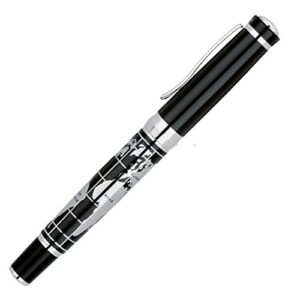 executive world map rollerball pen