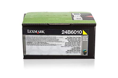 Lexmark 24B6010 XC2130 2132 Toner Cartridge (Yellow ) in Retail Packaging