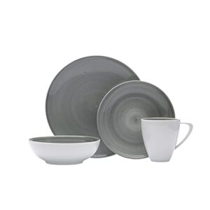 mikasa savona grey 4-piece place setting, service for 1 -