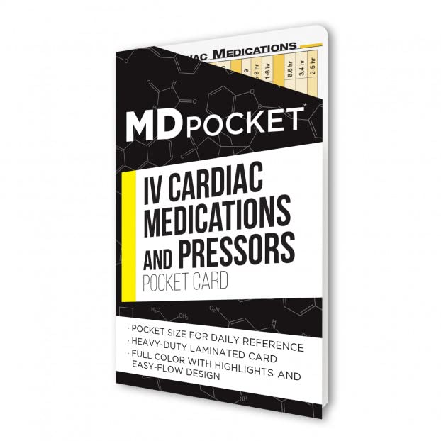 MDpocket® - Cardiac Medications and Pressors