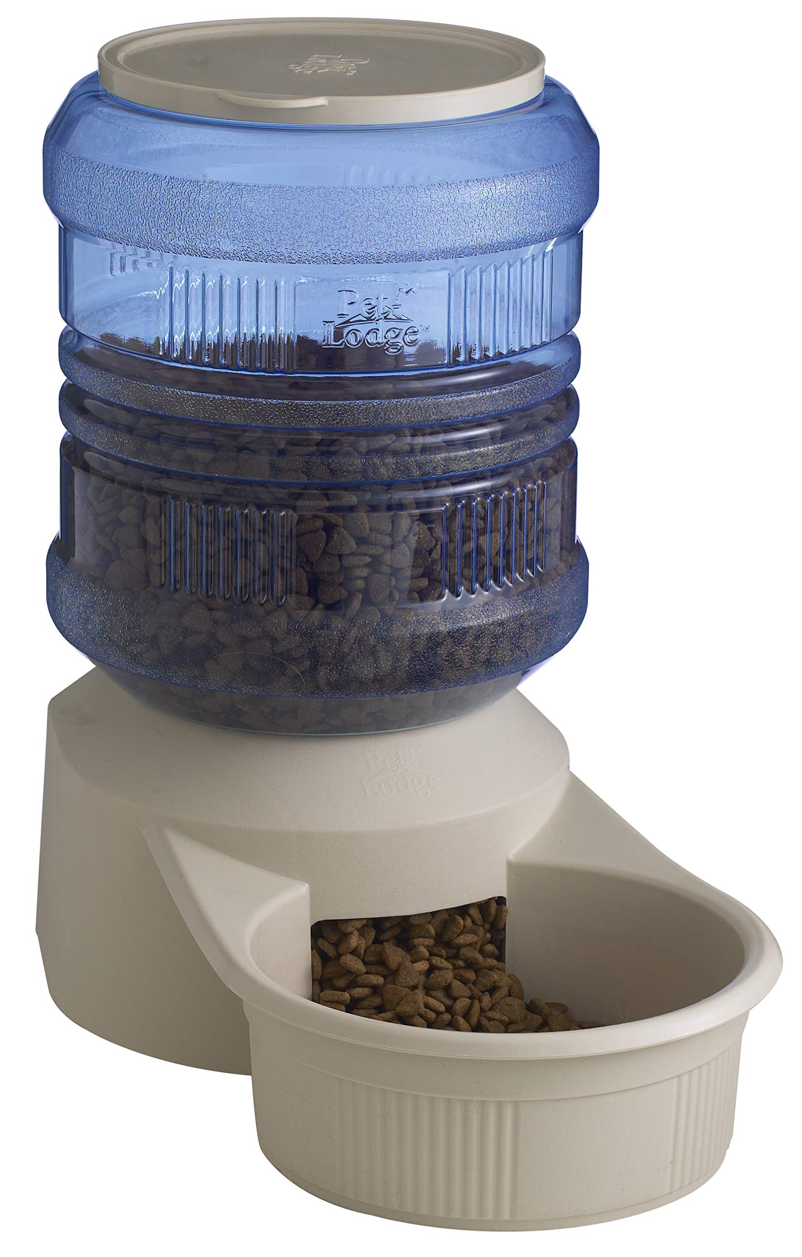 Pet Lodge Automatic Pet Feeder 16 Pound Chow Tower Deluxe, Automatic Dry Food Dispenser (Item No. 157803)