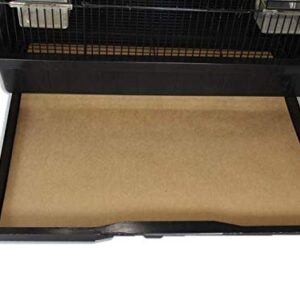 BirdCageLiners - Extra Large Cages - Pick-Your-Size - 100 Pre-Cut Sheets - 21.5 x 30 (250 Ft. 40 Pound Paper)