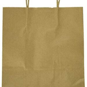 8"x4.75"x10" 50 pcs- Brown Kraft Paper Bags Shopping Bags Party Bags Retail Bags Craft Bags Brown Bag Natural Bag