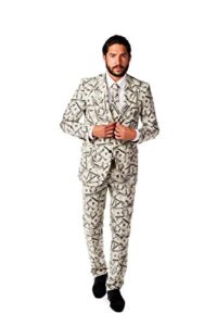 opposuits men's cashanova party costume suit, multi, 44