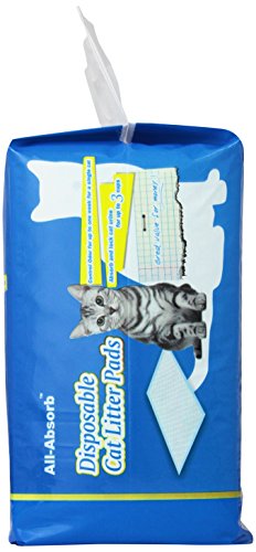 HONEY CARE All-Absorb 20 Count Cat Litter Pads, 17.1 by 11.8-Inch