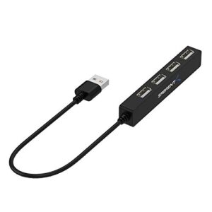 sabrent 4 port portable usb 2.0 hub (9.5" cable) for ultra book, macbook air, windows 8 tablet pc (hb-mcrm)