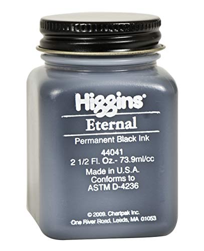 Higgins Black Eternal Ink, 2.5 Oz Bottle (44041)