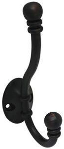 cosmas 5 pack 36267orb oil rubbed bronze heavy duty coat & hat hook