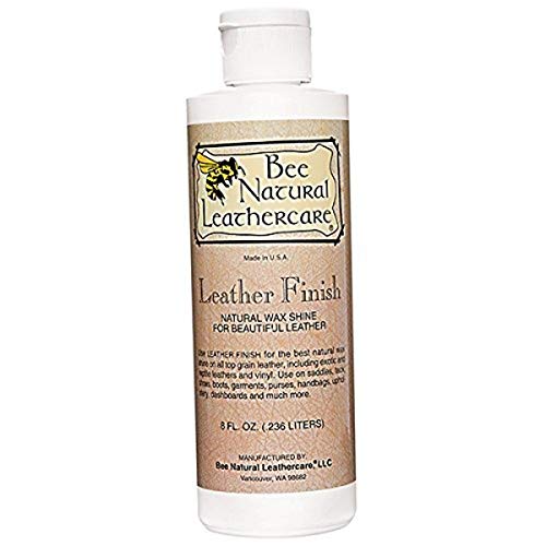 Bee Natural Leather Finish, 8 oz, Neutral