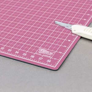 US Art Supply 40" x 60" PINK/BLUE Professional Self Healing 5-Ply Double Sided Durable Non-Slip Cutting Mat Great for Scrapbooking, Quilting, Sewing and all Arts & Crafts Projects