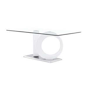 Global Furniture Dining Table, White