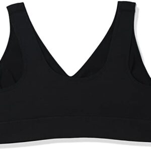 Hanes womens Get Cozy Pullover Comfortflex Fit Wirefree Mhg196 Bras, Black, X-Large US