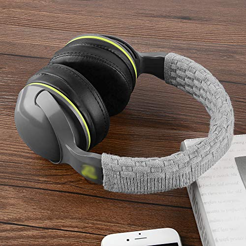 Geekria Knit Fabric Headband Cover Compatible with Sony WH-1000XM5, WH-1000XM4, WH-1000XM3, Beats Studio 3, Studio 2.0 Headphones, Head Cushion Pad Protector, Replacement Repair Part, Sweat Cover