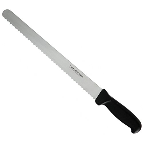 Tenartis 12 inch 465 Professional Bread Knife with Serrated Edge - Made in Italy