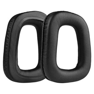 Geekria QuickFit Replacement Ear Pads for Logitech G35, G930, G430, F450 Headphones Ear Cushions, Headset Earpads, Ear Cups Cover Repair Parts (Black)