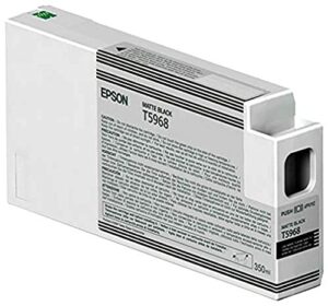 epson t5968 matte black ultrachrome hdr ink cartridge (350 ml)