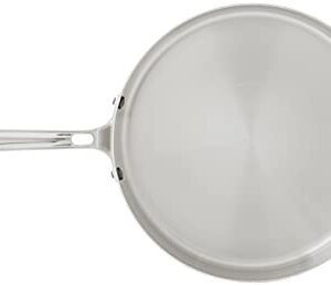 Viking Culinary Professional 5-Ply Stainless Steel Sauté Pan, 6.4 Quart, Silver