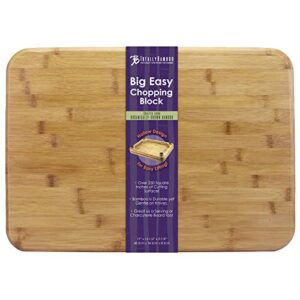 Totally Bamboo Bamboo Big Easy Chopping Block, 19" x 13.5"