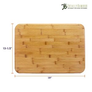 Totally Bamboo Bamboo Big Easy Chopping Block, 19" x 13.5"