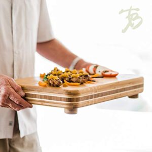 Totally Bamboo Bamboo Big Easy Chopping Block, 19" x 13.5"