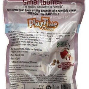 Smart Bones PlayTime Chews, Rawhide Free Dog Chews, Treats for Dogs Made With Real Chicken, 10 Count Small