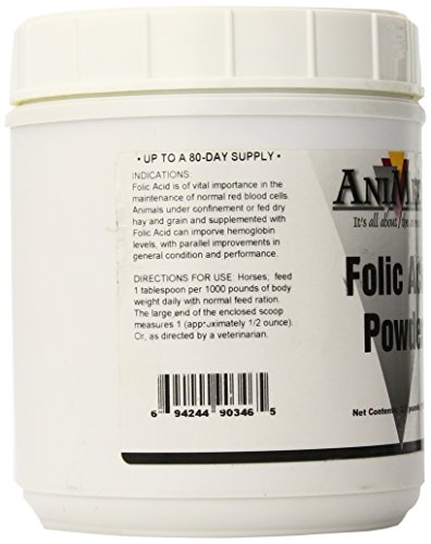 AniMed Folic Acid 10-Percent Powder for Horses, 2.5-Pound