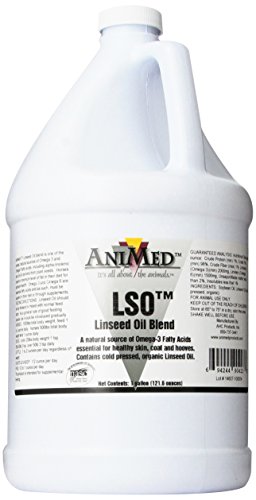 AniMed Lso Linseed Oil Blend for Horses, 1-Gallon