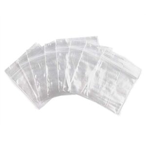 100pc self locking 2 x 2 plastic bags 2mm thick all purpose storage baggies