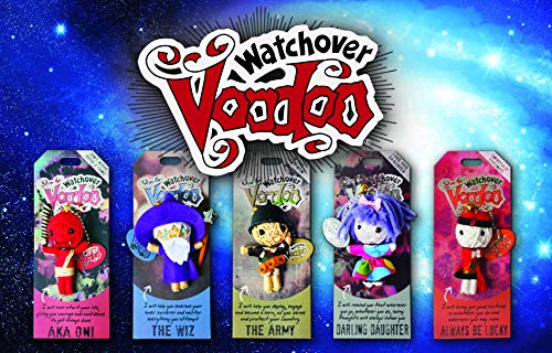 Watchover Voodoo - String Voodoo Doll Keychain – Novelty Voodoo Doll for Bag, Luggage or Car Mirror - Baller Voodoo Keychain, 5 inches