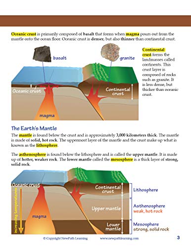 NewPath Learning 14-6823 Plate Tectonics Learning Guide