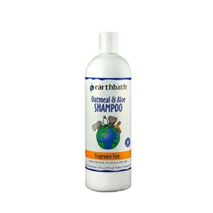 earthbath, oatmeal & aloe dog shampoo – oatmeal shampoo for dogs, itchy, dry skin relief, dog wash, made in usa, cruelty free, fragrance free pet shampoos – 16 oz (1 pack)