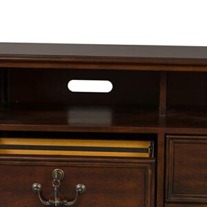 Liberty Furniture Industries Brayton Manor Jr Executive Media Lateral File, W46 x D22 x H31, Dark Brown