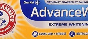 ARM & HAMMER Advance White Toothpaste, Clean Mint, Extreme Whitening 4.3 oz ( Pack of 6)