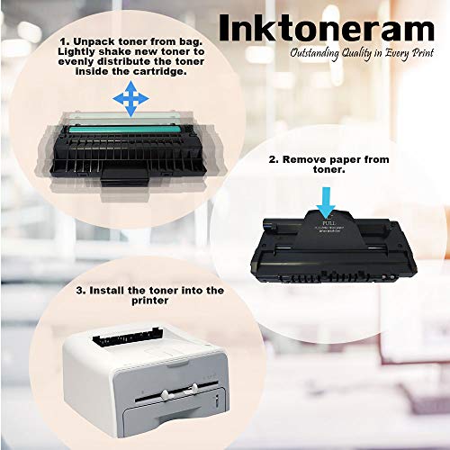 Inktoneram Compatible Toner Cartridge Replacement for Samsung ML-1710 ML1710 ML-1710D3 ML-1500 ML-1510 ML-1510B ML-1710 ML-1710B ML-1710D ML-1710P ML-1740 ML-1750 ML-1755 (Black)