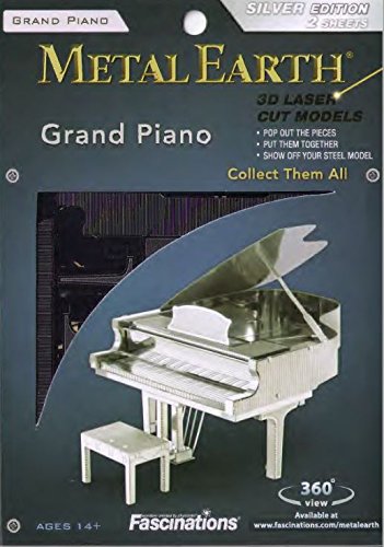 Metal Earth Grand Piano 3D Metal Model Kit Fascinations