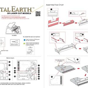 Metal Earth Grand Piano 3D Metal Model Kit Fascinations