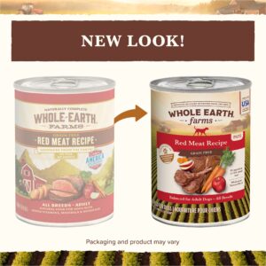 Whole Earth Farms Grain Free and Healthy Grains All Breed Canned Wet Dog and Puppy Food (Case of 12)