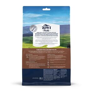 ZIWI Peak Air-Dried Dog Food – All Natural, High Protein, Grain Free and Limited Ingredient with Superfoods (Beef, 1.0 lb)