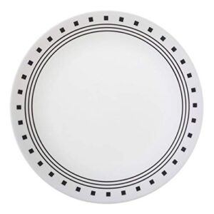 plate blk/wht 8.5"