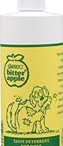 Grannick's Bitter Apple Liquid 1, 8 oz Chewing Deterrent Spray, Anti Chew Behavior Training Aid for Dogs and Cats; Stops Destructive Chewing Licking of Bandages, Paws, Shoes, Fur, Doors and Furniture