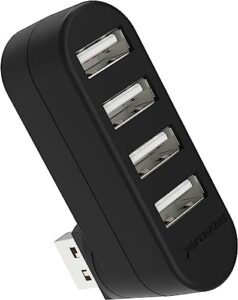 sabrent 4 port usb 2.0 hub [90°/180° degree rotatable] (hb-umn4)