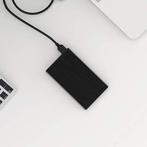 SABRENT Ultra Slim USB 3.0 to 2.5 Inch SATA External Aluminum Hard Drive Enclosure [Black] (EC-UK30)