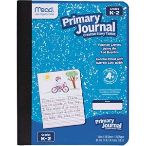 mead primary journal creative story tablet, grades k-2, kindergarten 2nd grade workbook (09554)