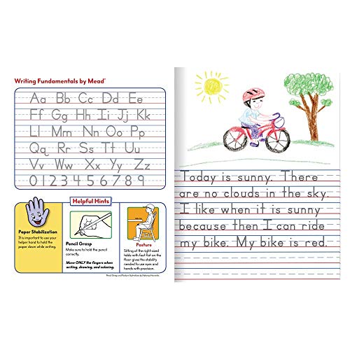 Mead Primary Journal Creative Story Tablet, Grades K-2, Kindergarten 2nd Grade Workbook (09554)