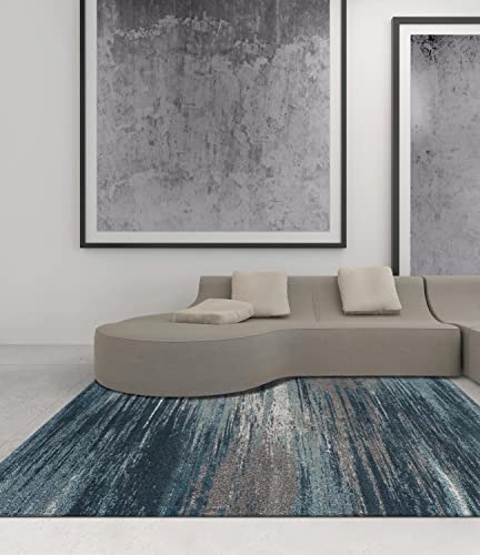 Dalyn Rugs Modern Greys Rug, 3'3" x 5'3", Teal